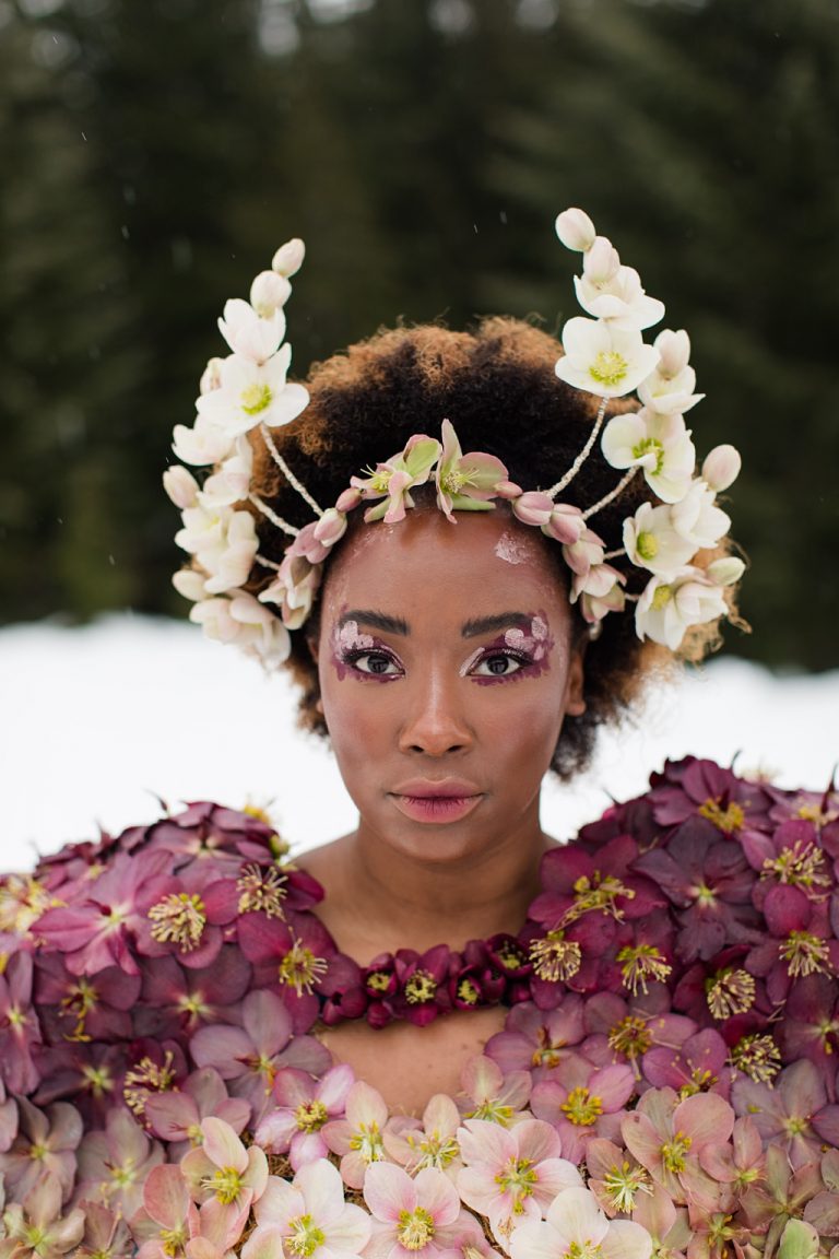 Couture Flower Dress for American Flowers Week 2021 - Bloom Poet