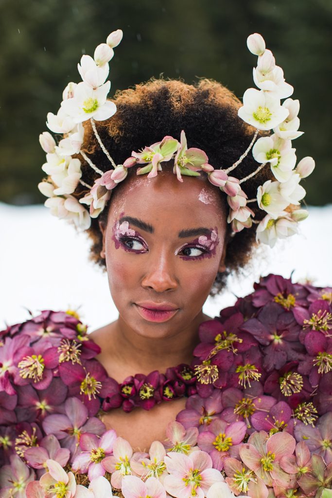 Couture Flower Dress for American Flowers Week 2021 - Bloom Poet