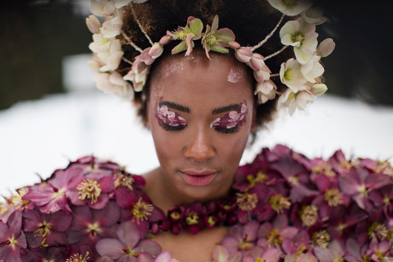 Couture Flower Dress for American Flowers Week 2021 - Bloom Poet